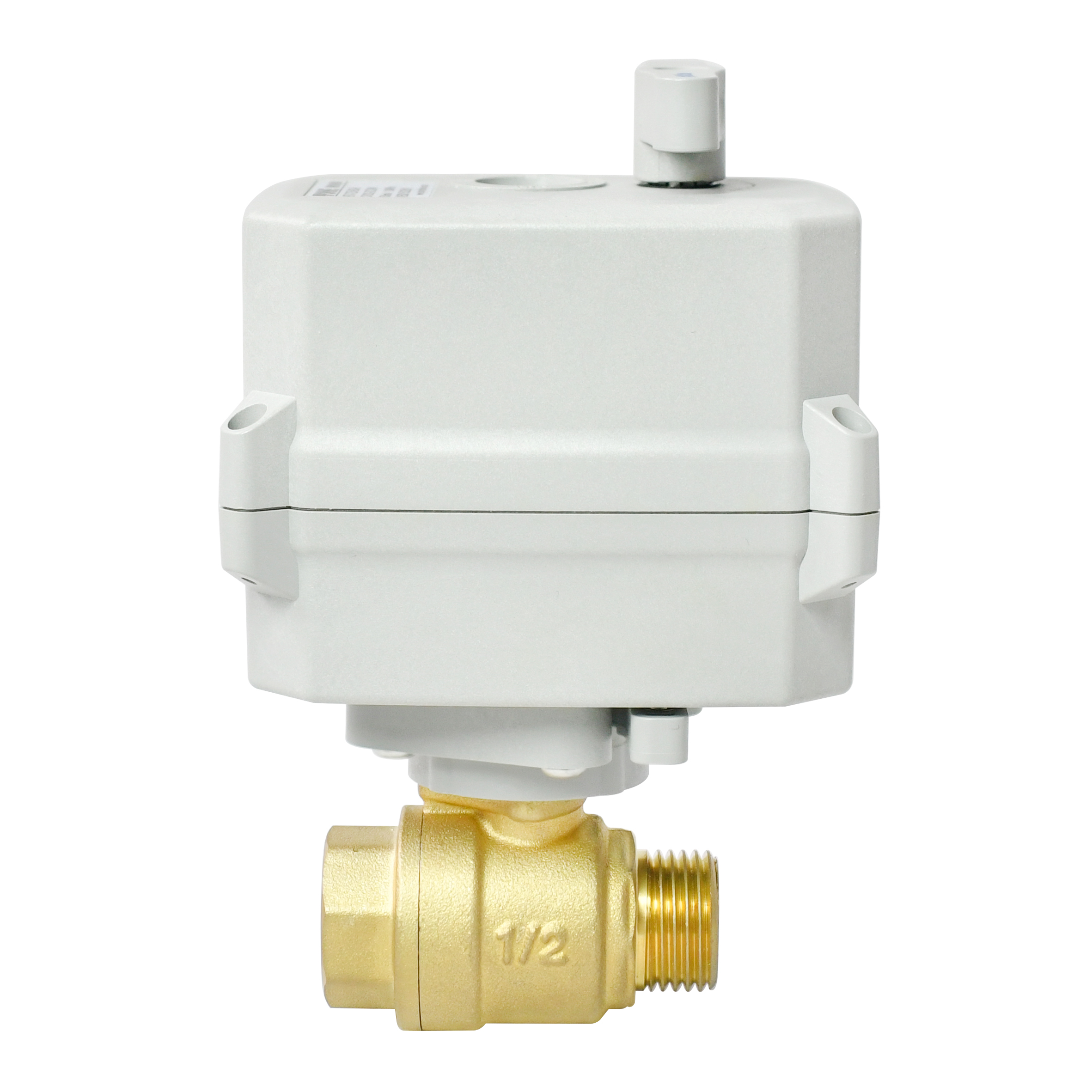 2 Sec Fast 1/2'' Brass 2-Way Motorized Ball Valve With Female And Male ...