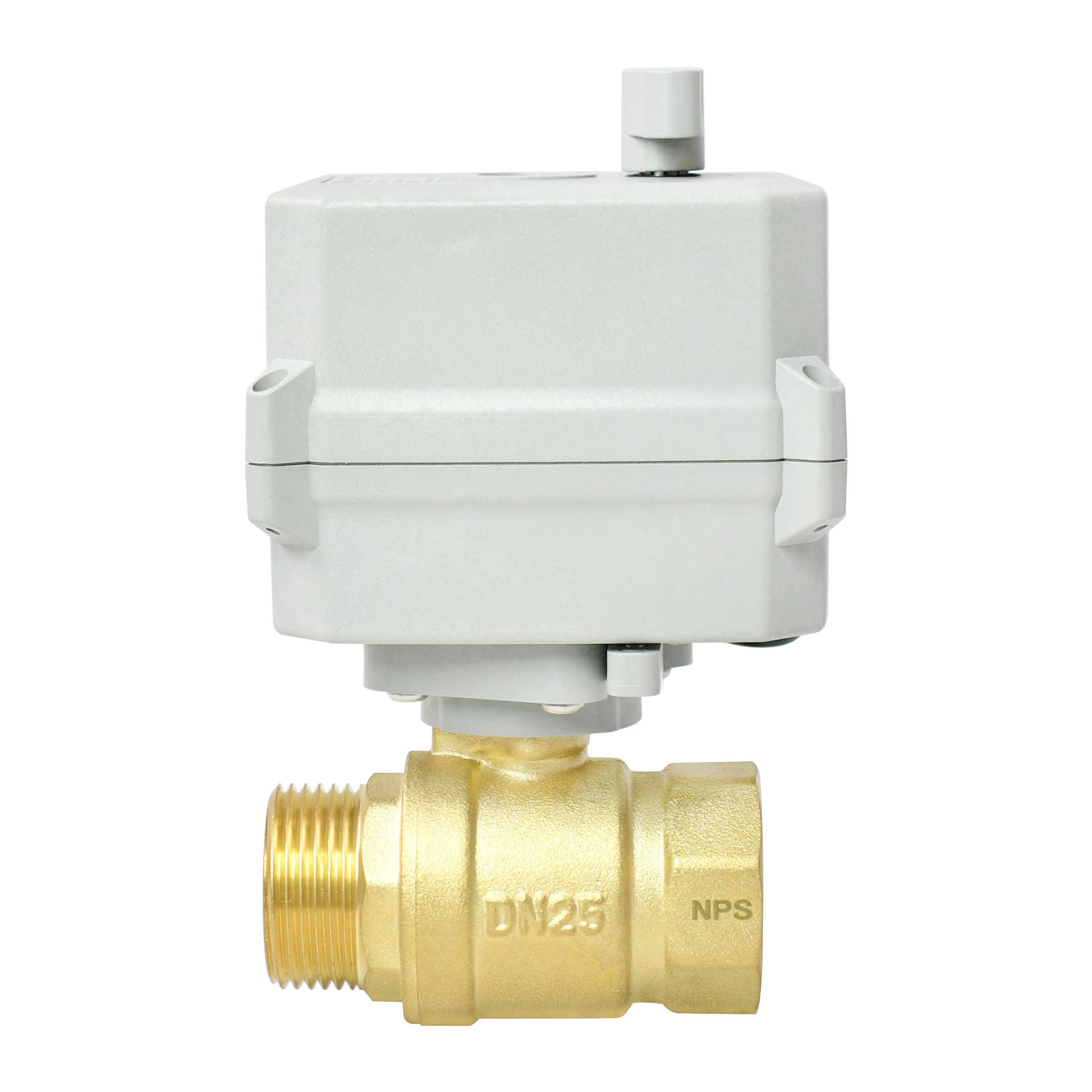 2 Sec Fast 1'' Brass 2-Way Motorized Ball Valve With Female And Male ...
